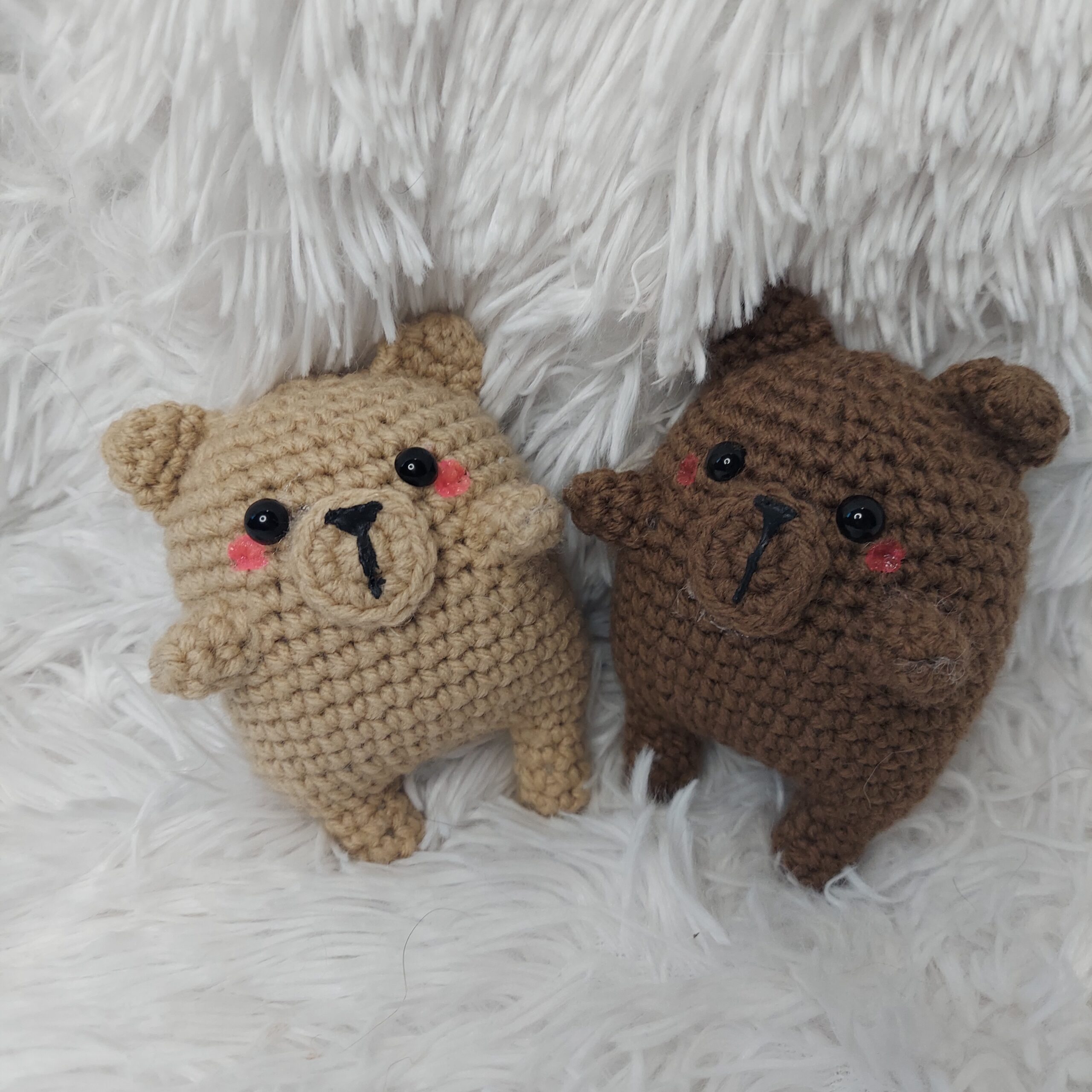 Mini Bear Free Crochet Pattern - Lovey Dovey Yarns